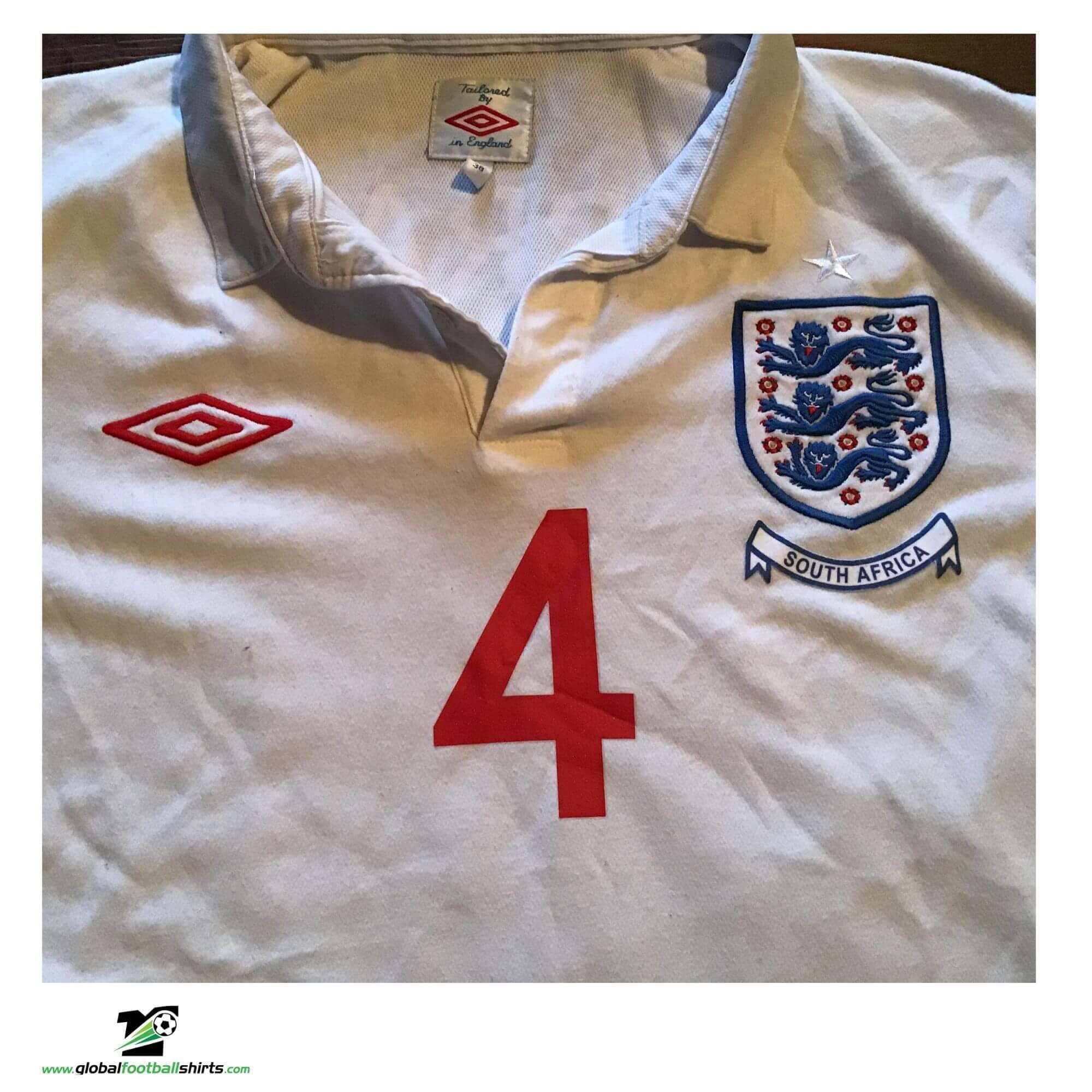 World Football Shirts | 2010 England Vintage Old Jerseys