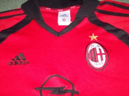 AC Milan 2001 2002 Adults XL Away Football Shirt Italia Maglia