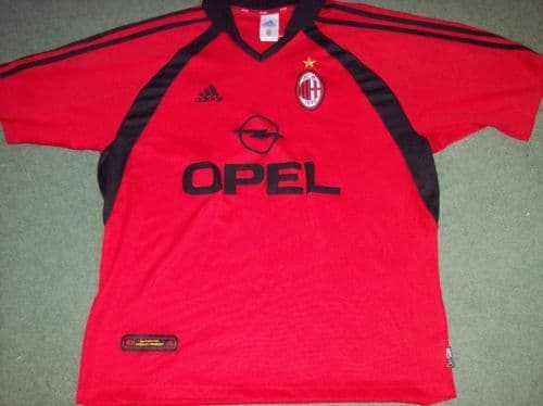 AC Milan 2001 2002 Adults XL Away Football Shirt Italia Maglia