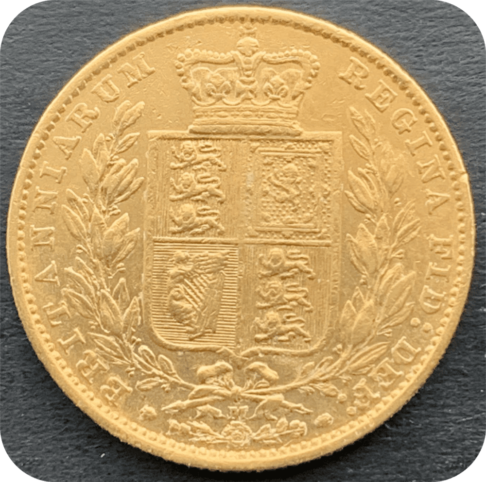 1881 Gold Sovereign Coin Melbourne Mint