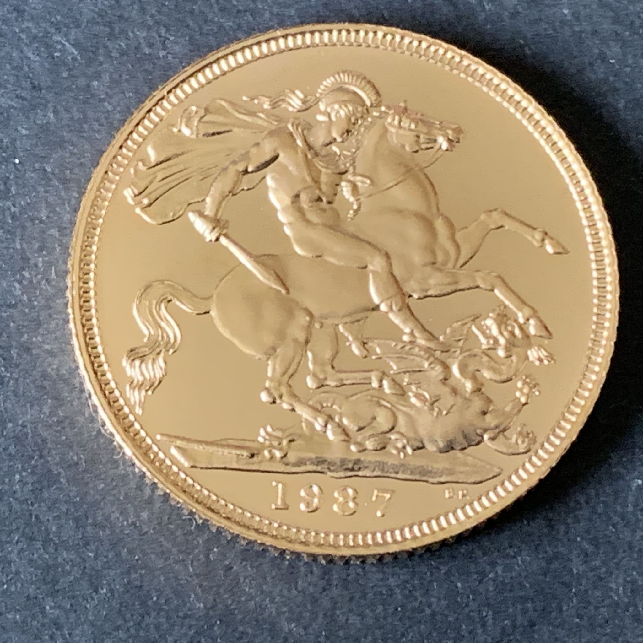 1987 Proof Full Gold Sovereign