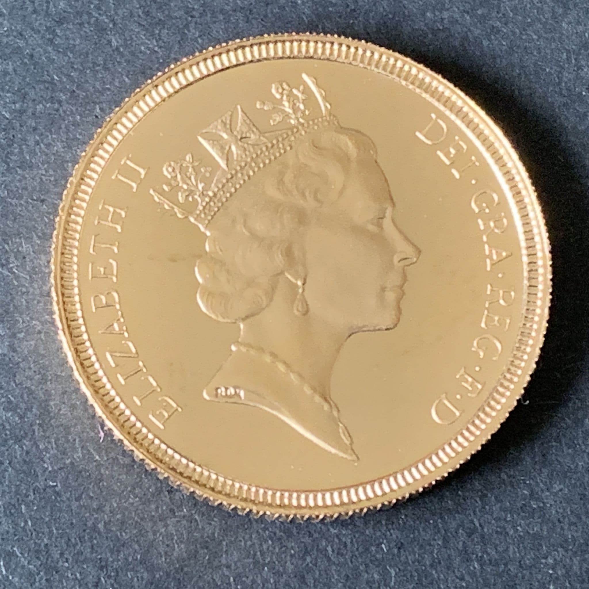 1987 Proof Full Gold Sovereign