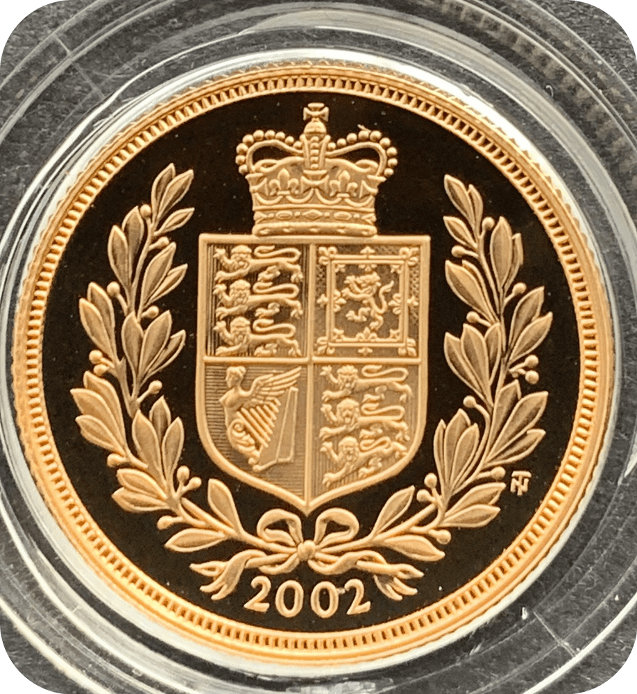 2002 Royal Mint Proof Full Gold Sovereign