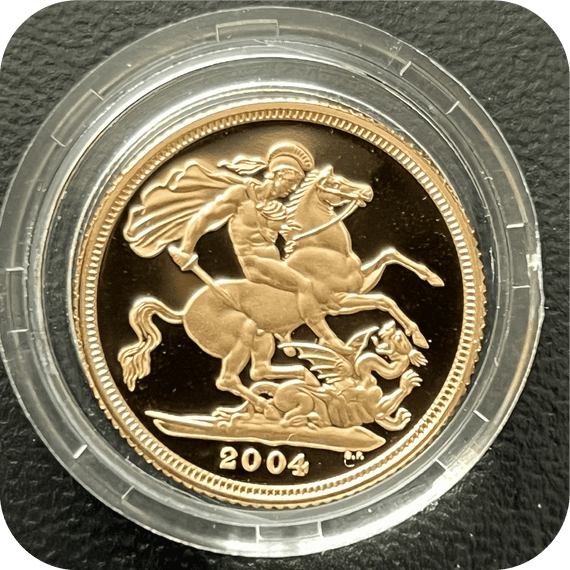 2004 Proof Full Gold Sovereign