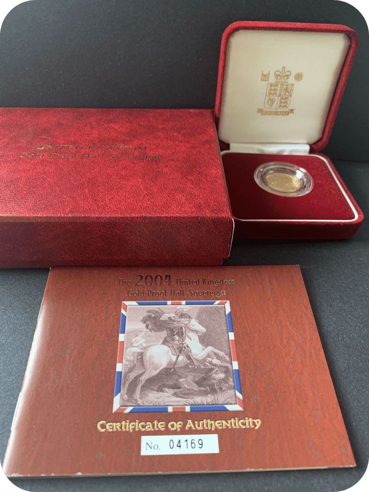 2004 Proof Half Gold Sovereign