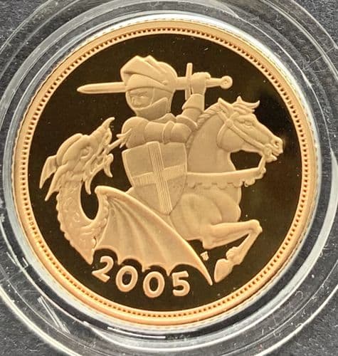 2005 Proof Full Gold Sovereign