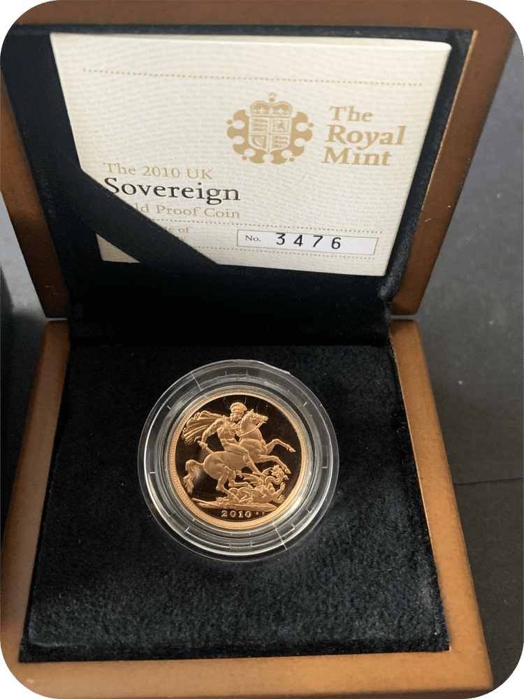 2010 Proof Full Gold Sovereign