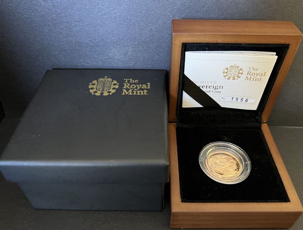 2011 Proof Full Gold Sovereign