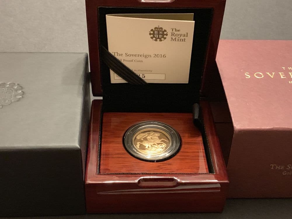 2016 Proof Full Gold Sovereign