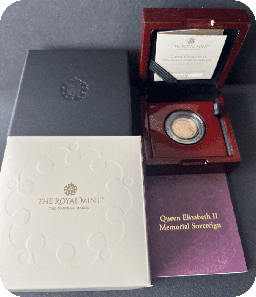2022 Proof Half Gold Memorial Sovereign