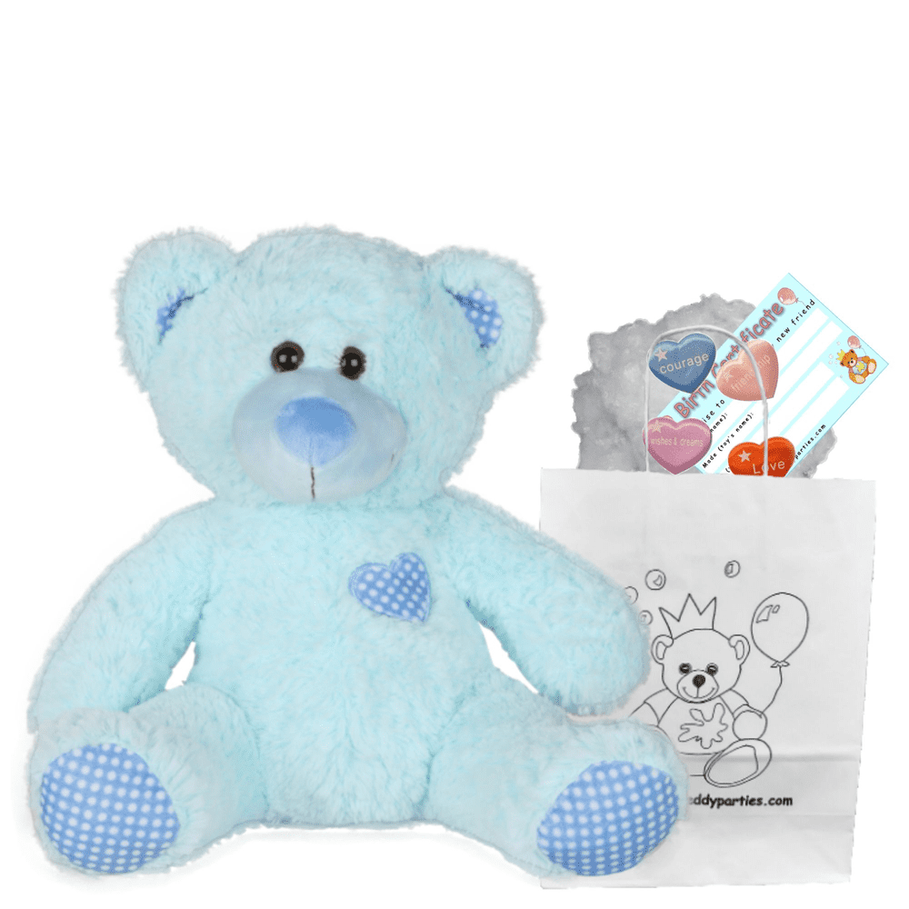 10 inch Blue Classic Bear - Bear Making Kit