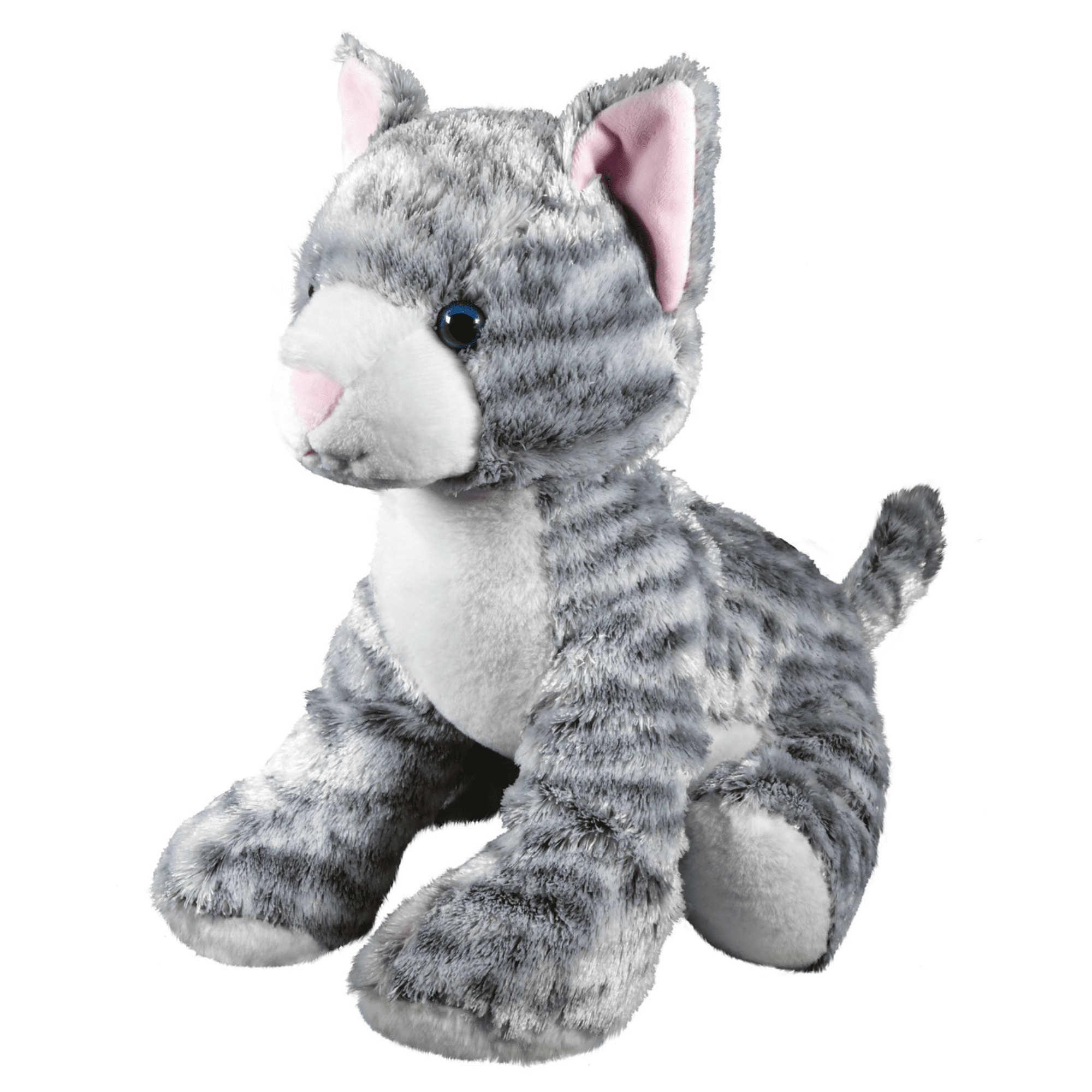 10 inch Grey Tabby Cat - Recordable Bear
