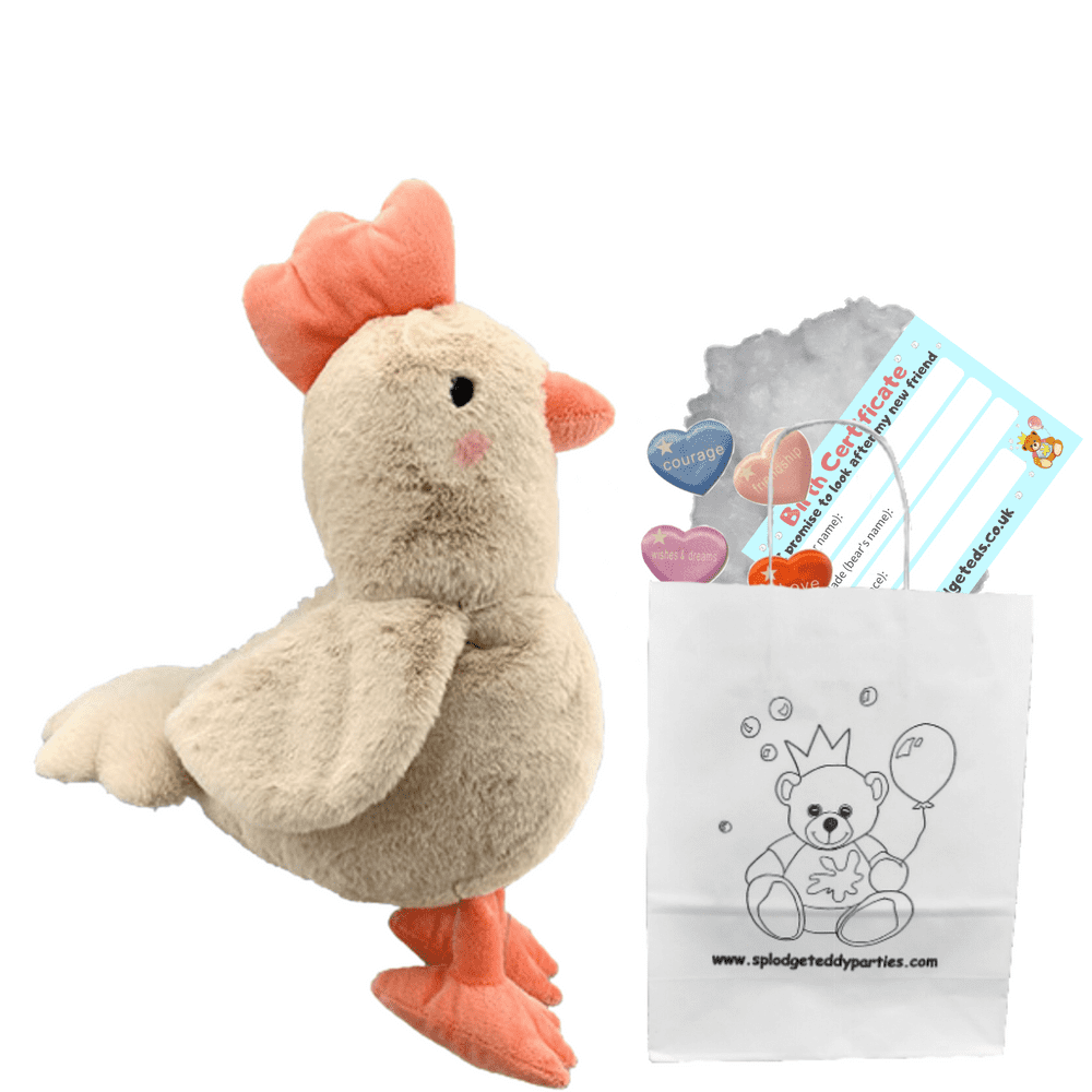 8 inch Chicken - DIY Bear Kit no-sew