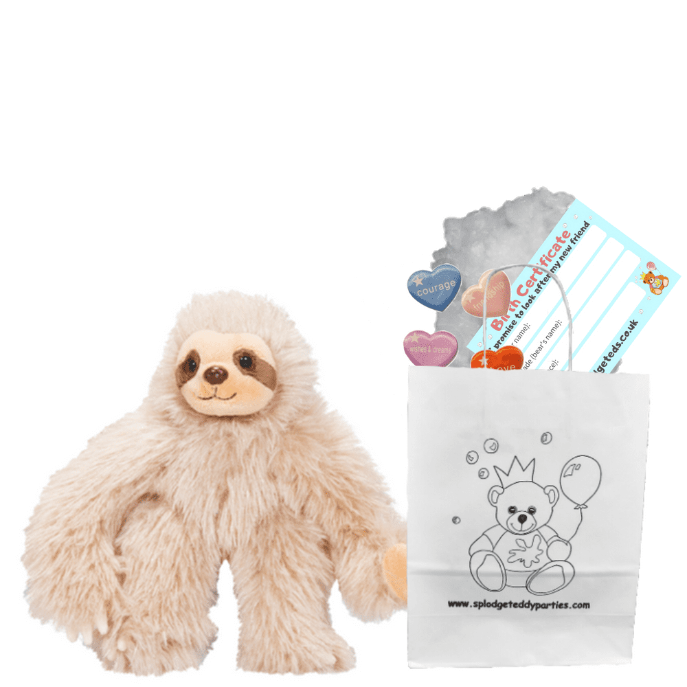 8 inch Fluffy Sloth - Bear Making Kit
