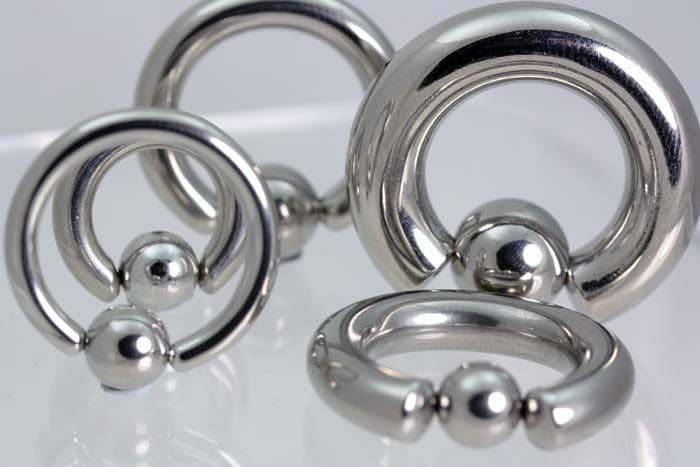 BCR Rings 316 Surgical Stainless Steel