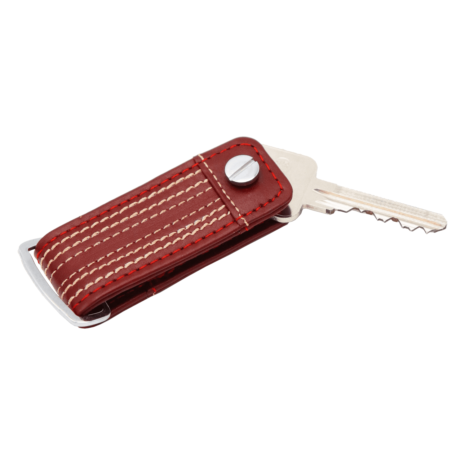 Personalised Cricket Leather Key Holder