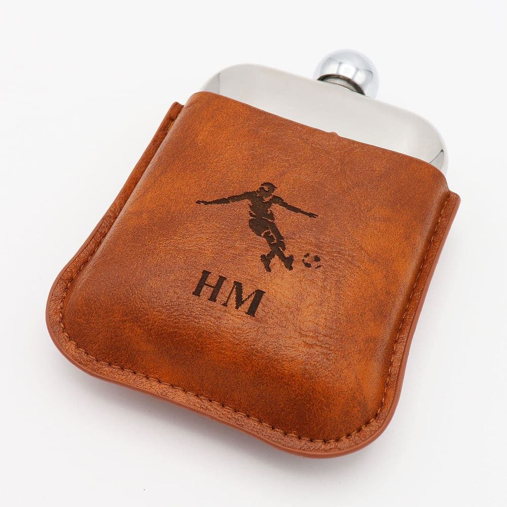 Personalised Football Hip Flask