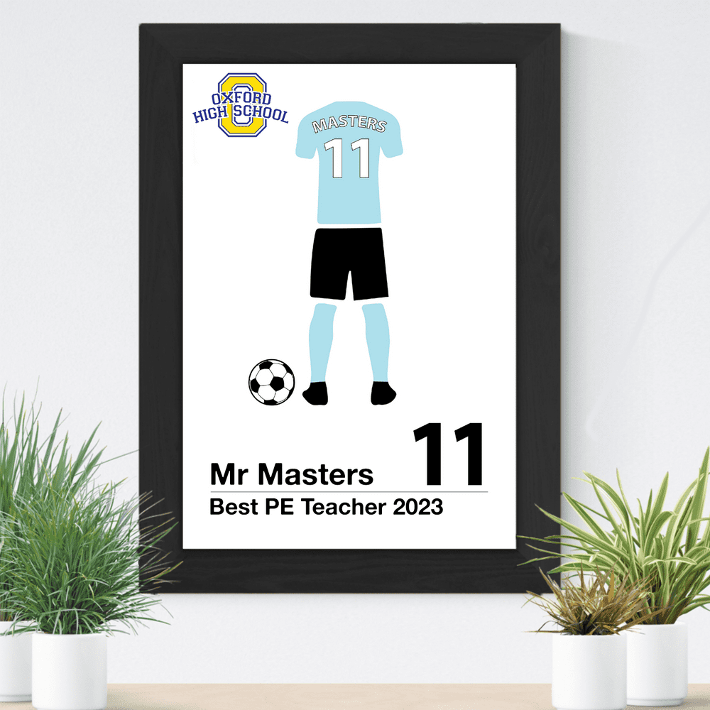 Personalised Football Kit Print