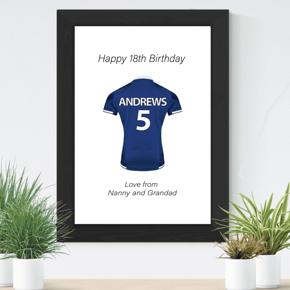 Personalised Football Shirt Print