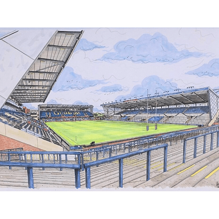 Personalised Rugby Stadium Print Multiple Stadiums