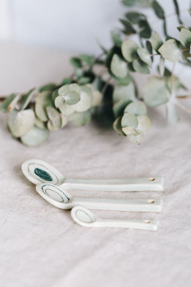 Alison Hanvey Ceramics | Handmade Ceramic Spoons for Dips and Condiments