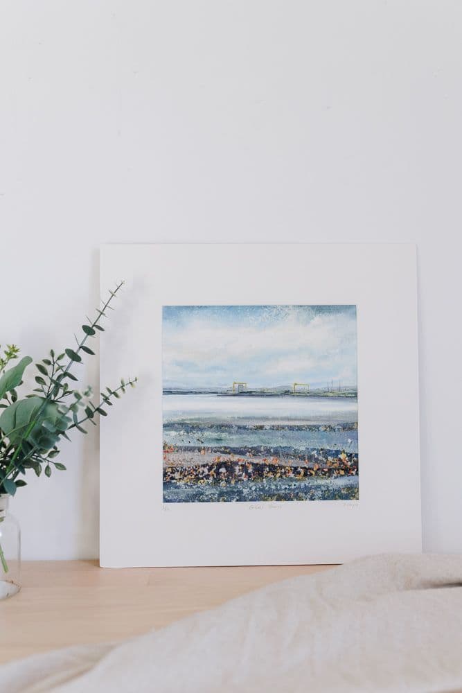 Andrea Hayes Textile Artist | Belfast Shores Print | Textile Art ...