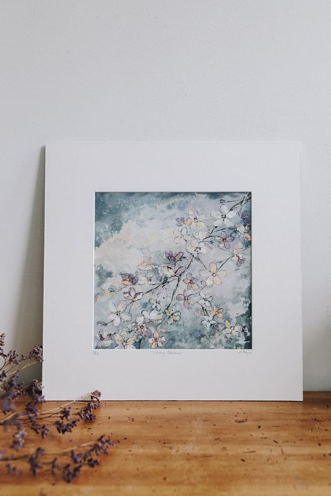Andrea Hayes Textile Artist | Cherry Blossom Print | Textile Art ...
