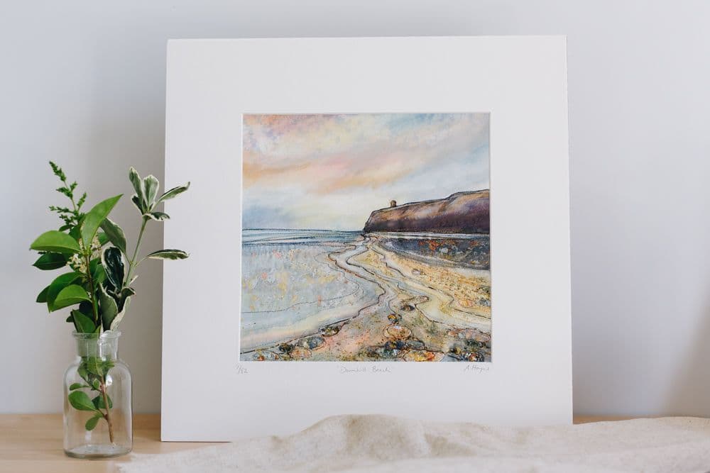 Andrea Hayes Textile Artist | Downhill Beach Mussenden Temple Print ...