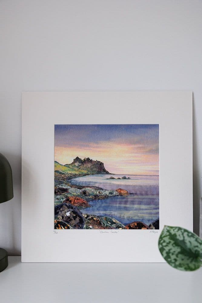 Andrea Hayes Textile Artist | North Coast | Dunluce Castle Print ...