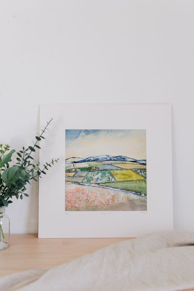 Andrea Hayes Textile Artist | Morning Glow Print | Textile Art ...