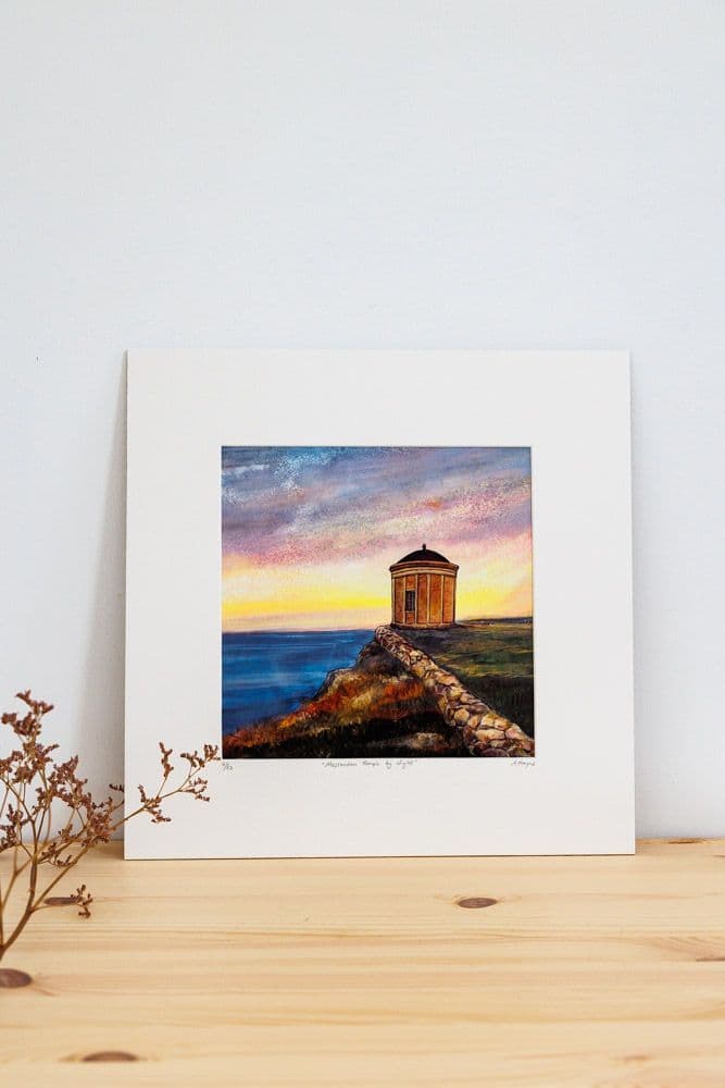 Andrea Hayes Textile Artist | White Rocks | Mussenden Temple By Night ...