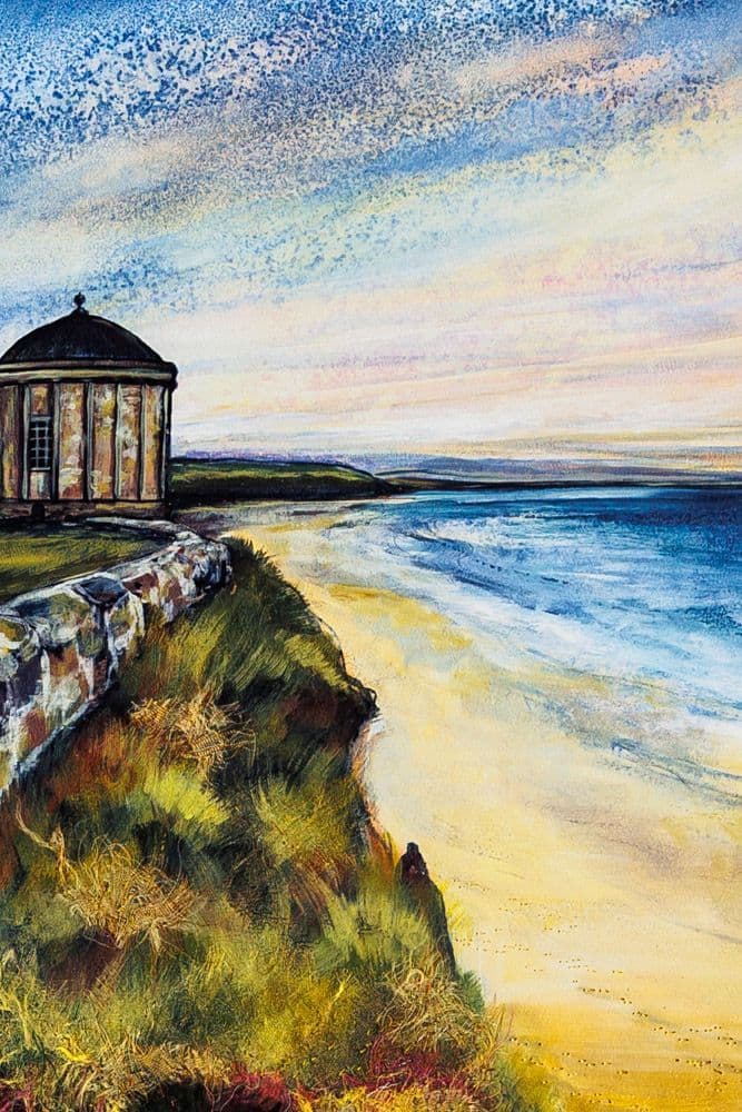 Andrea Hayes Textile Artist | Castlerock | Mussenden Temple Print ...