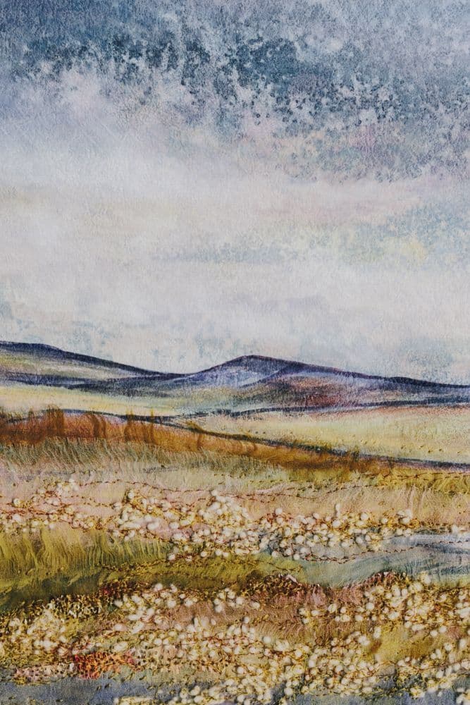 Andrea Hayes Textile Artist | The Sperrins View Print | Textile Art ...