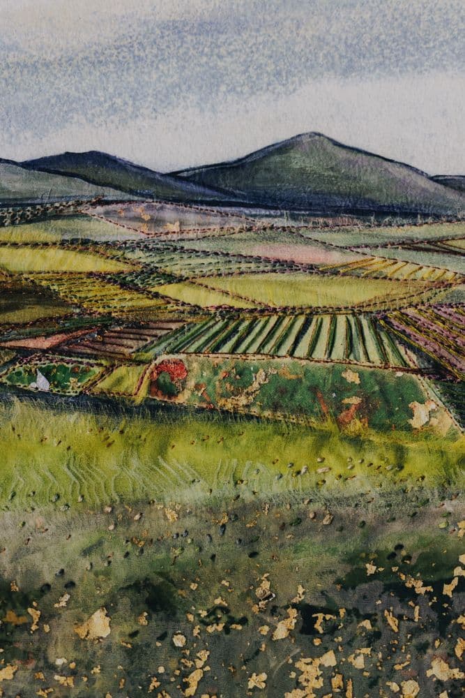 Andrea Hayes Textile Artist | The Sperrins Print | Textile Art ...
