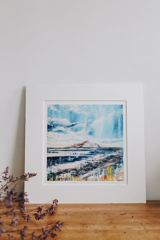 Ann Feely Artist | Rhythm of the Sea Mourne Mountains Print | Irish Art ...