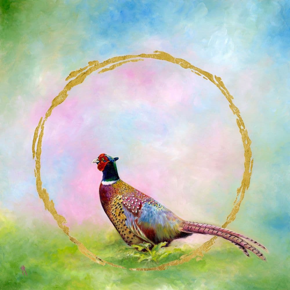 Anna Reed Artist | Claude Pheasant Print | Anna Reed Fine Art ...