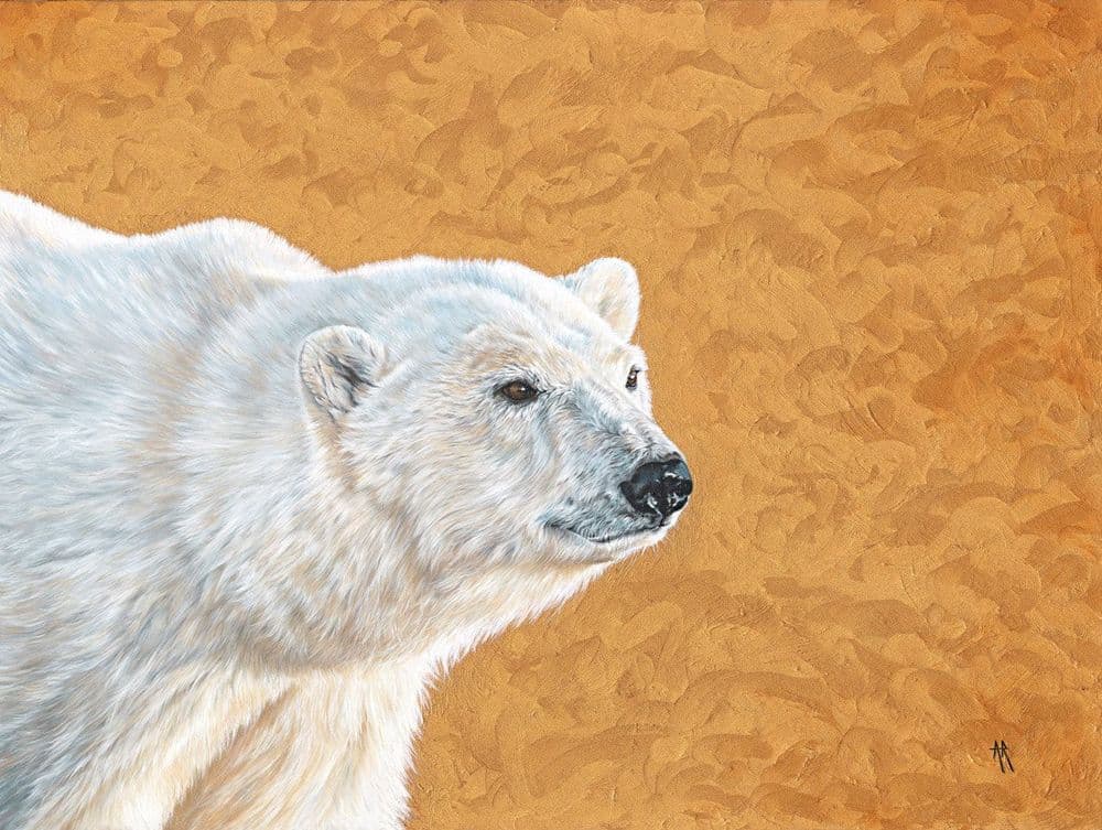 Anna Reed Artist | Faith Polar Bear Print | Anna Reed Fine Art | Polar ...