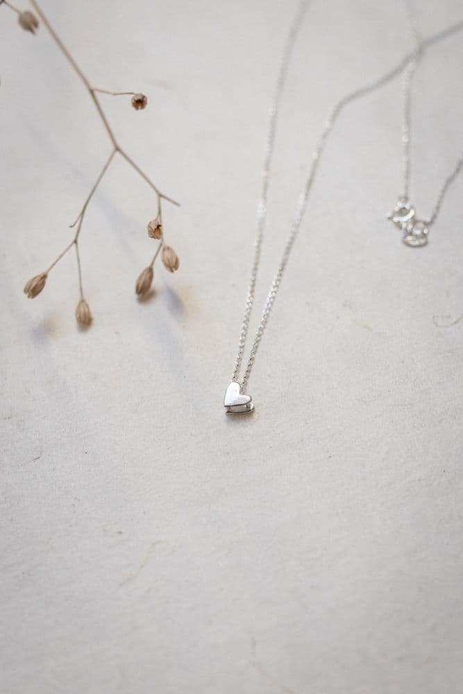Clare Elizabeth Kilgour Jewellery | Sterling Silver Heart Necklace ...
