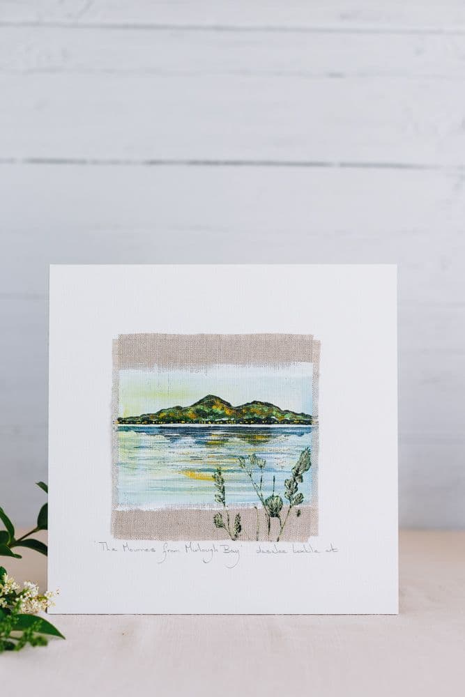 Dasalee Textile Art | Original Mourne Mountains Murlough Painting on ...