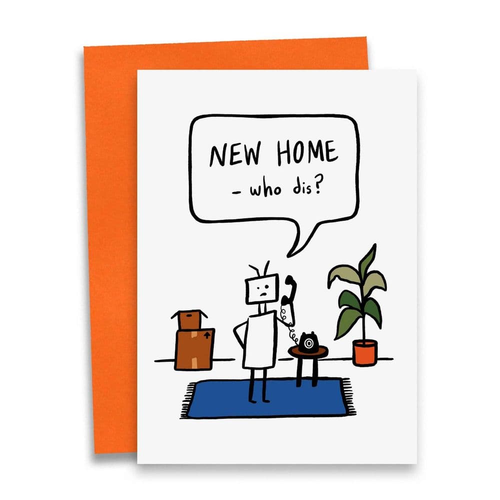 Debmon Design Cards | New Home Card | Funny New Home Cards