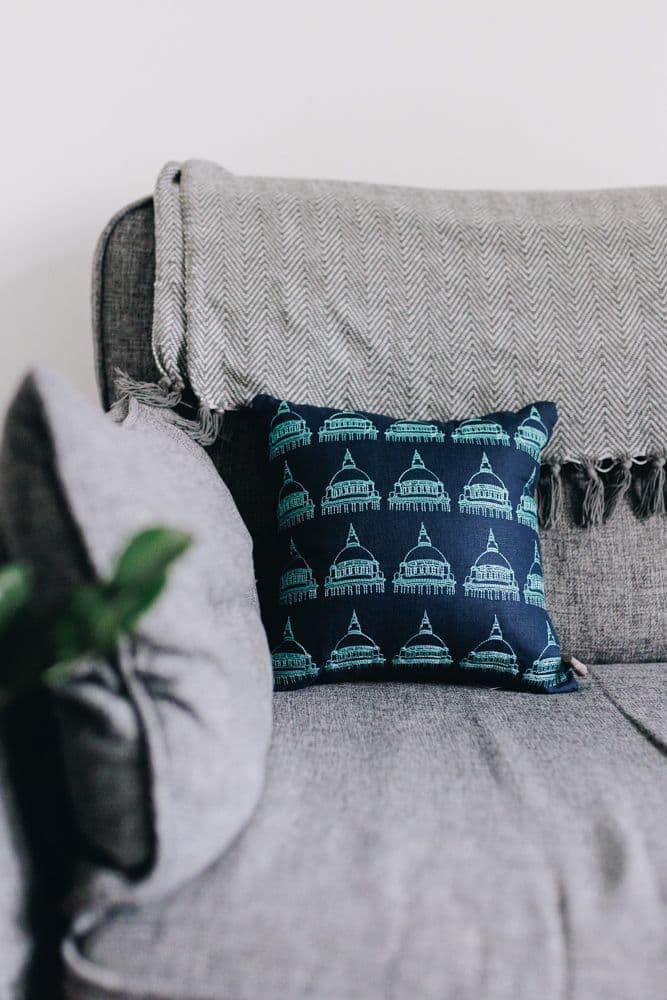 Deborah Toner | Belfast City Hall Northern Ireland Irish Linen Cushion ...