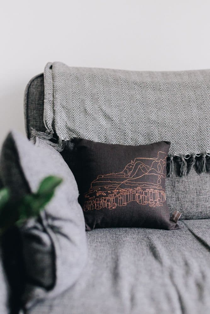 Deborah Toner | Giant's Causeway Northern Ireland Irish Linen Cushion ...