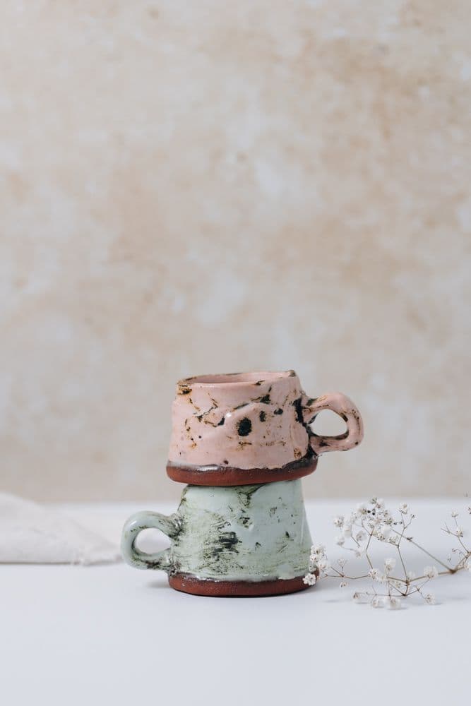 Dee Quinn Ceramics | Handmade Ceramic Espresso Cup | Blue Pottery ...