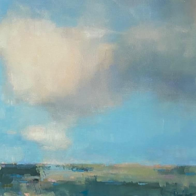 Elaine Murdock Artist | Candy Skies Original Oil Painting | Murdock Art ...