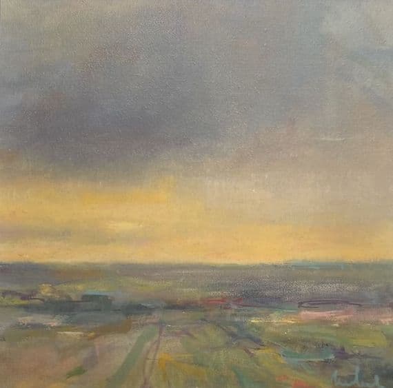 Elaine Murdock Artist | Talking to the Moon Original Oil Painting ...