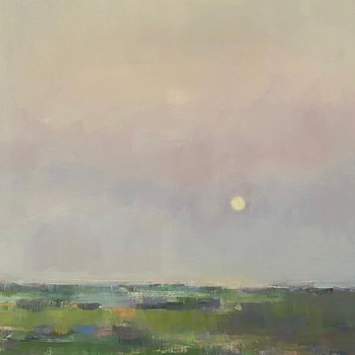 Elaine Murdock Artist | New Moon Original Oil Painting | Murdock Art ...