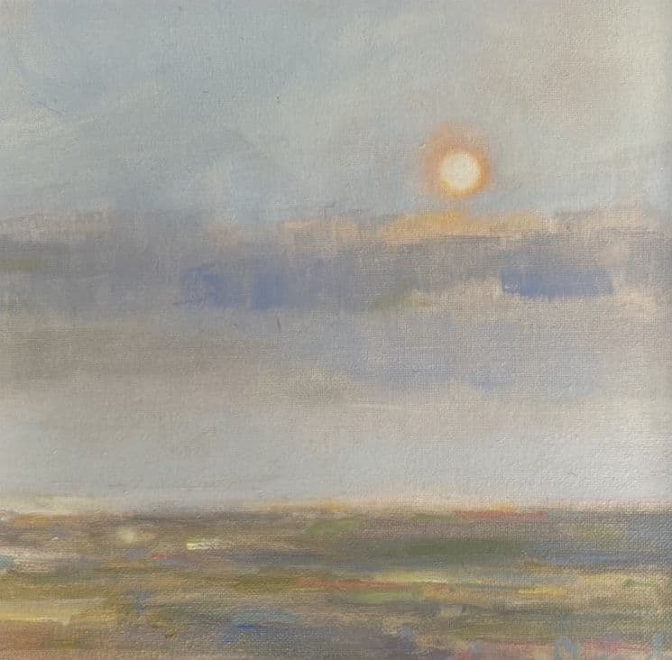 Elaine Murdock Artist | Talking to the Moon Original Oil Painting ...