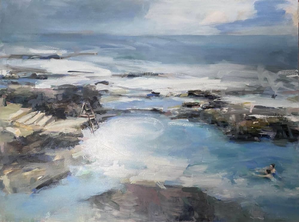 Elaine Murdock Artist | The Swim Original Wild Swimming Oil Painting ...