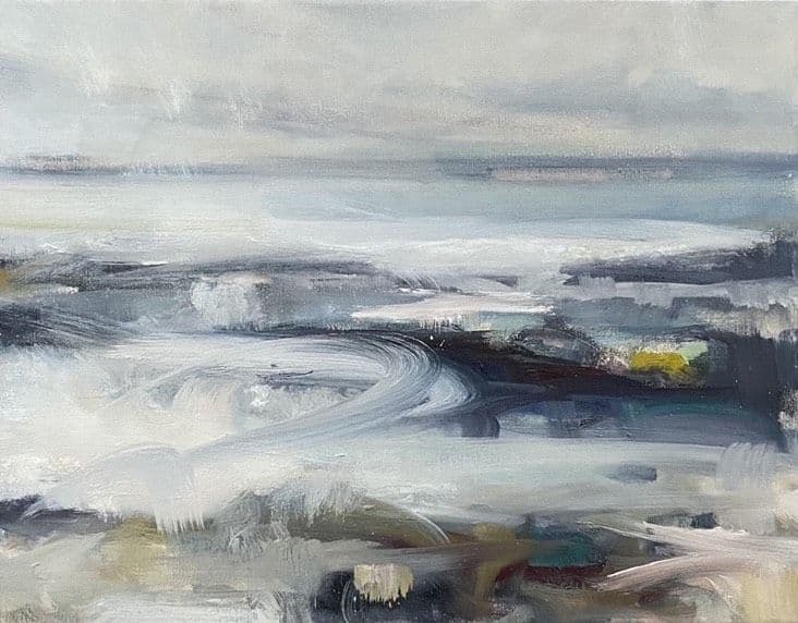 Elaine Murdock Artist | Tides Oil Painting | Murdock Art Northern Ireland
