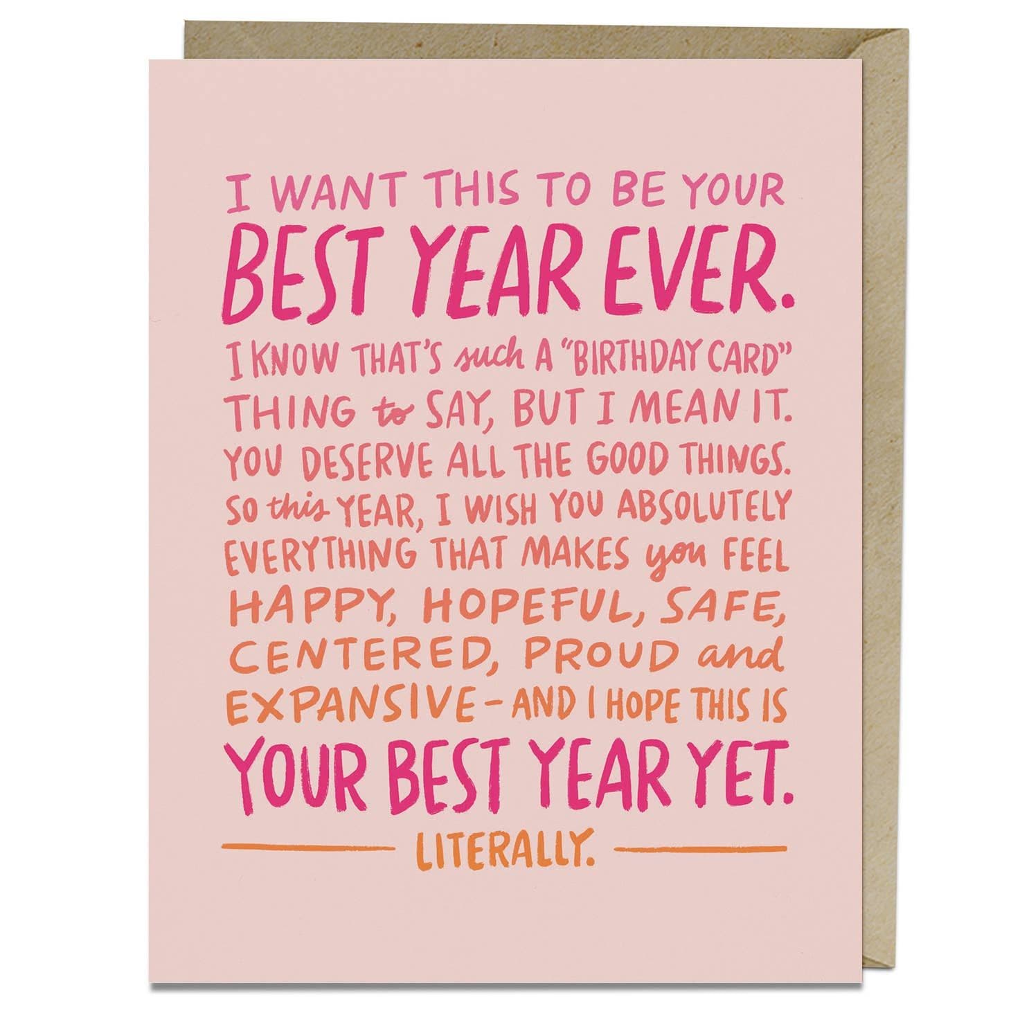 Best Friend Birthday Card Sayings Funny Birthday Cards | Friends Come